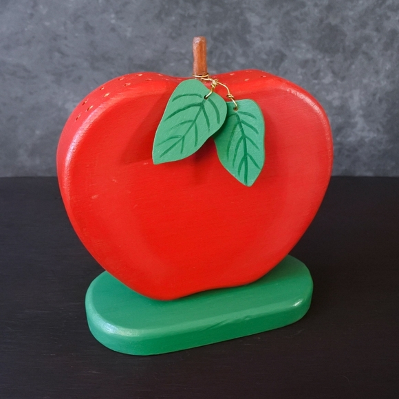 Vintage | Dining | Vintage Handmade Wooden Toothpick Holder Appetizer ...